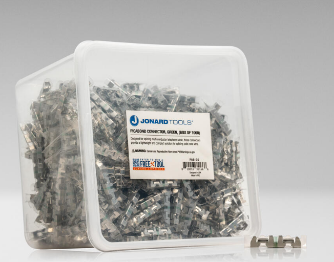 Picabond Connector, Green, (Box of 1000) — Telecom Specialties