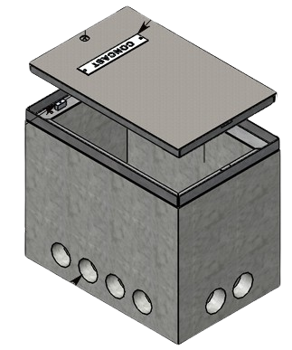 24" Length x 36" Width, H-20 Rated Handholes