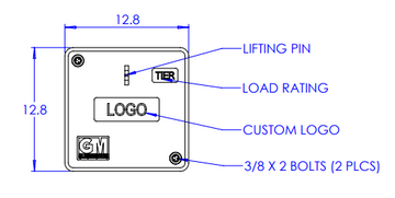 12x12x12 Polymer Concrete Tier 22 Handhole Vault