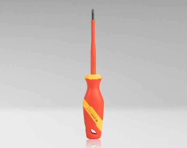 Cabinet Slotted Insulated Screwdriver, 1/8" x 3" — Telecom Specialties