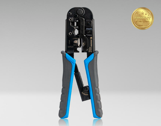 6-in-1 Crimping Tool, RJ45 Pass-through & RJ11/12 Modular — Telecom ...