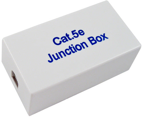 CAT5E Junction Box, White — Telecom Specialties