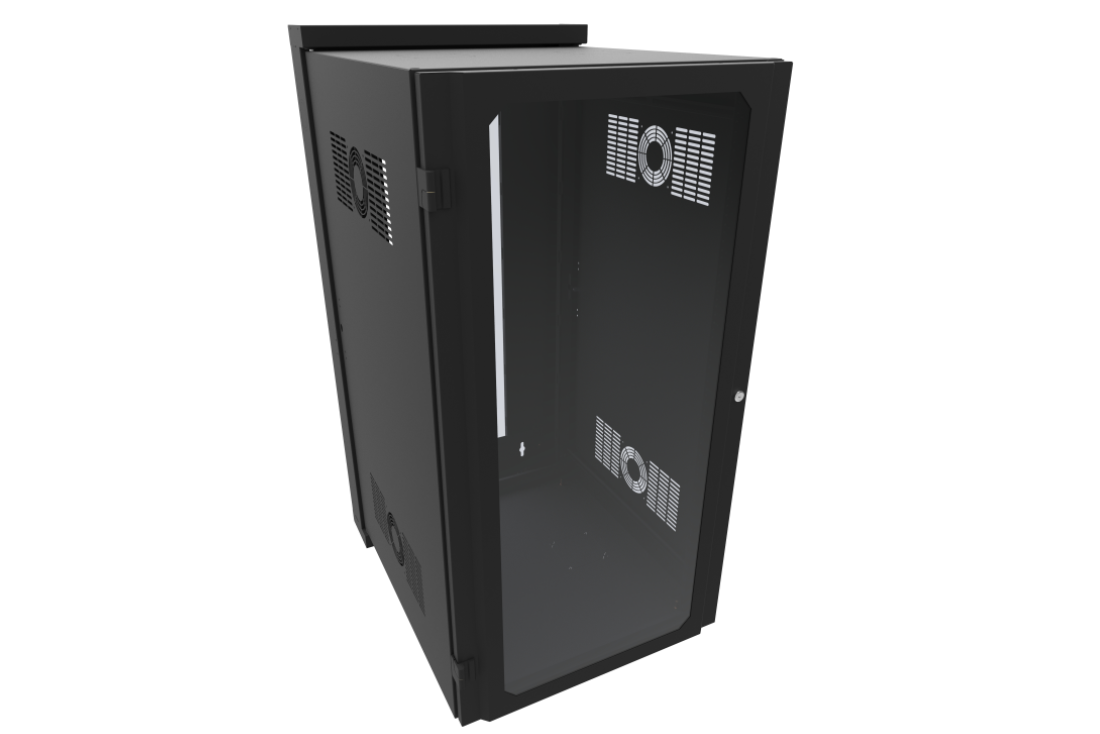 24U Swing-Out Sectional Wall Mount Rack Cabinet HWM Series (HWM2424U26 ...