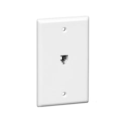 Telephone Single Gang Faceplate — Telecom Specialties