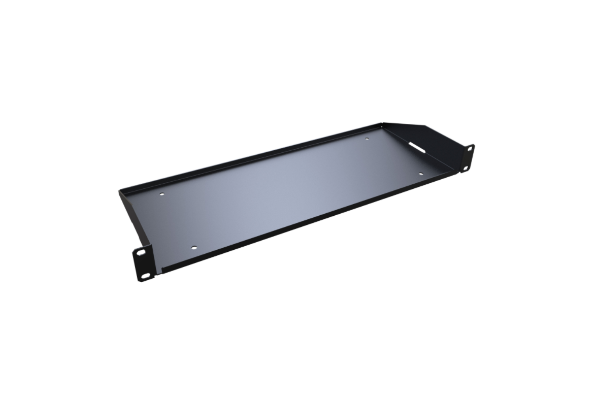 19" 1U Solid Universal Rack Shelf RAS Series (RASU190107UBK1) — Telecom ...
