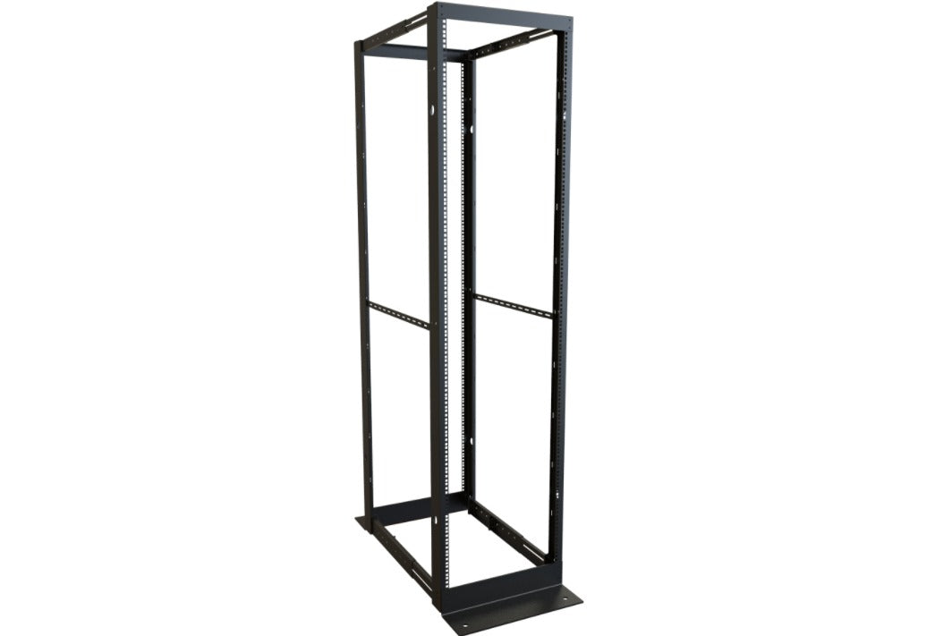 44U 4-Post Open Frame Rack DC4R Series (DC4R44) — Telecom Specialties