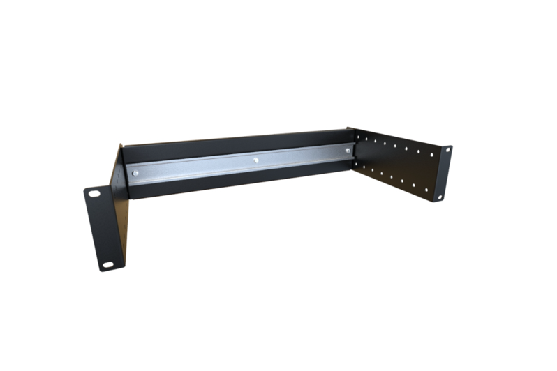 Adjustable Rack Mount DIN Rail Kit (RMHD19003BK) — Telecom Specialties